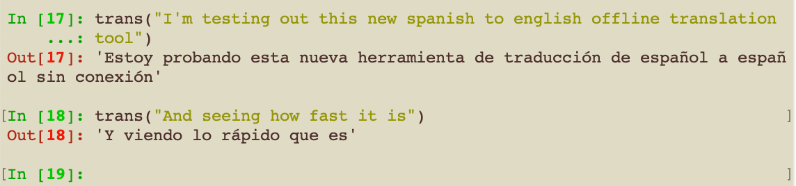 quick experiment: python library for real-time offline translation ...